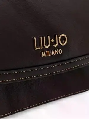 Liu Jo Logo-plaque Studded-strap Shoulder Bag - Brown