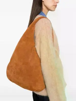 A.p.c. Le Neige Suede Shoulder Bag - Brown