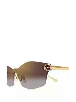 Cartier Panthère De Geometric-frame Sunglasses