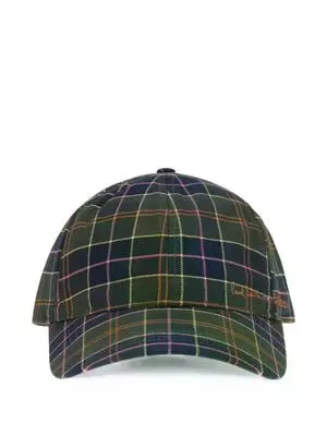Barbour Paul Smith Tartan-print Baseball Cap - Green