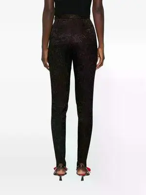 ALEMAIS Adeline Paisley-jacquard Stirrup Trousers