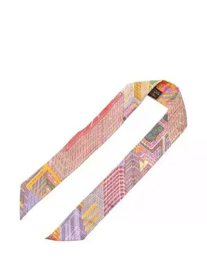 Hermès 2010s Pantin City Scarf - Pink