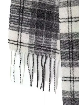 Barbour Tartan-check Fringed Scarf