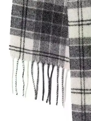 Barbour Tartan-check Fringed Scarf