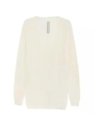 Rick Owens Plunging V-neck Sweater - Neutrals