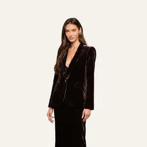 L'Agence Chamberlain Velvet Blazer