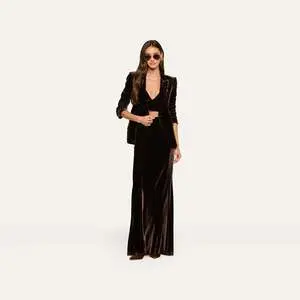 L'Agence Chamberlain Velvet Blazer