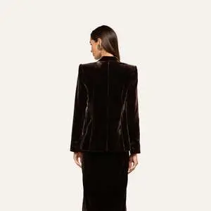 L'Agence Chamberlain Velvet Blazer