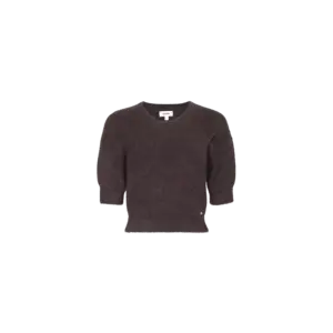 L'Agence Guinevere Cropped Pullover - Dark Java