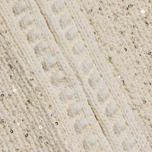 L'Agence Thistle Sequined Cardigan - Ivory/ecru/sequins