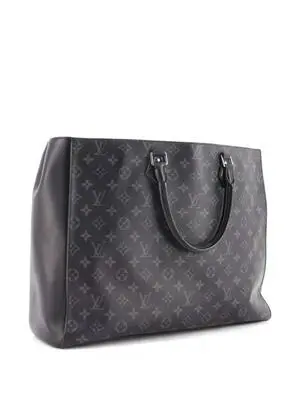 LOUIS VUITTON Grand Sac Bag Monogram Eclipse Canvas Tote Bag