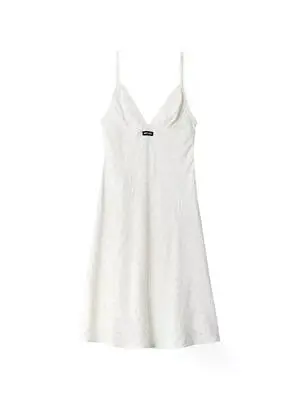Miu Miu Cady Eyelet-lace Dress