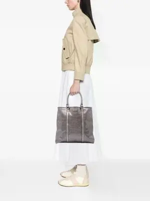 Gucci 2016-2026 Gg Imprime Joy Vertical Tote Bag - Grey