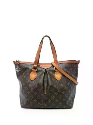 LOUIS VUITTON 2012 Monogram Palermo Pm Satchel - Brown
