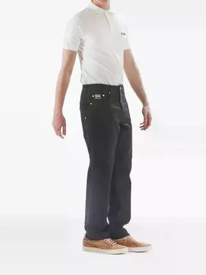 Versace Logo-plaque Regular-fit Jeans