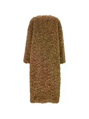 KRISTINA TI Faux-fur Textured Coat