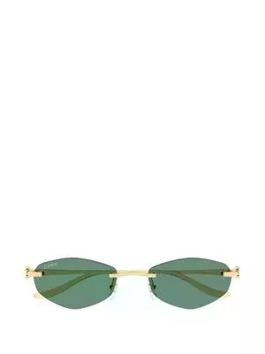 Cartier Panthère Geometric-frame Sunglasses