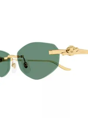 Cartier Panthère Geometric-frame Sunglasses