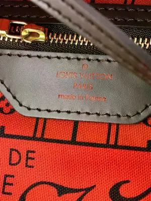 LOUIS VUITTON Neverfull Damier Pm Tote Bag - Brown