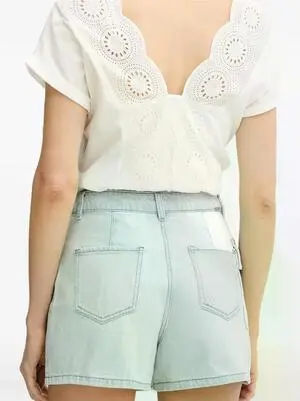 MORGAN Wrap-front Mini Shorts