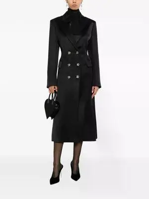 PATRICK MCDOWELL Double-breasted Crystal-embellished Coat