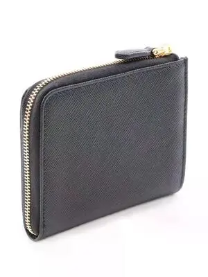 Prada 2020s Saffiano L-shaped Coin Purse