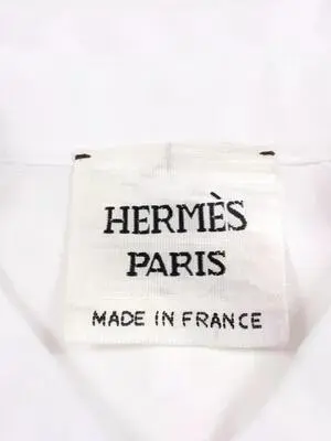 Hermès 2020s Logo-embroidered Shirt