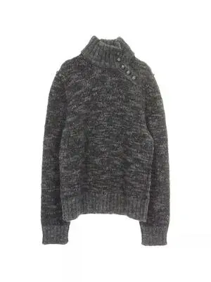 Dolce & Gabbana 2010s Button-detail High-neck Sweater