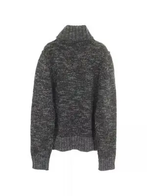 Dolce & Gabbana 2010s Button-detail High-neck Sweater