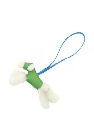 Hermès Paddy Shearling-trim Bag Charm - Green