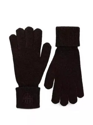 Armani Exchange Logo-embroidered Gloves