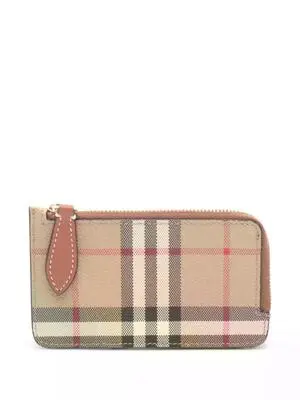 Burberry 2020s Vintage Check Coin Purse - Neutrals