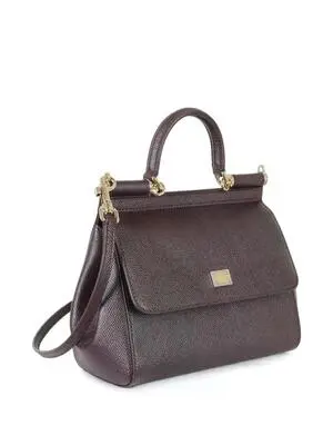 Dolce & Gabbana Small Sicily Leather Mini Bag