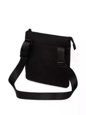 Armani Exchange Logo-plaque Pebbled-effect Messenger Bag