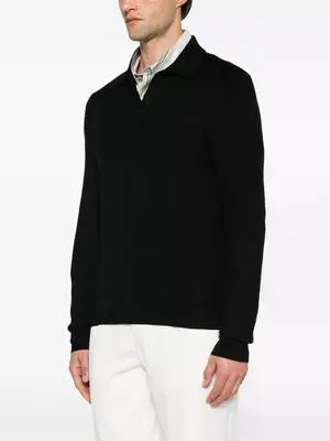 Tagliatore Zayn Virgin Wool Polo Sweater