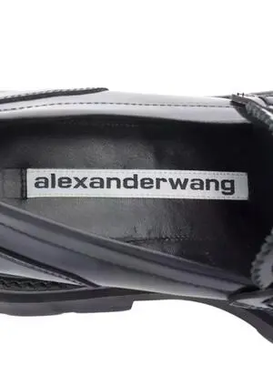 Alexander Wang 2010s Metal Logo Platform Loafers