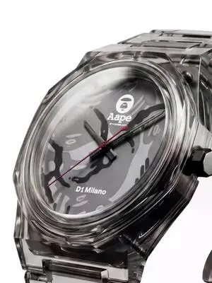 AAPE BY *A BATHING APE X D1 Nylon 39mm Watch - Grey