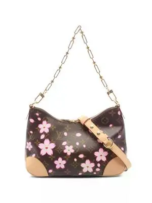 LOUIS VUITTON 2021s Pm X Murakami Monogram Boulogne Handbag - Brown