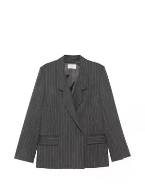 Sportmax Pinstripe-pattern Double-breasted Jacket