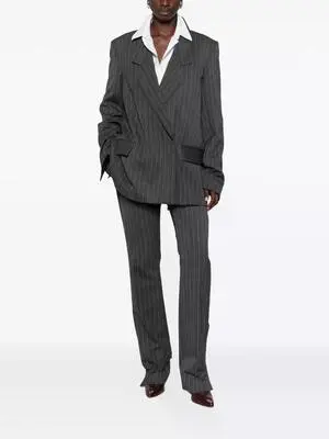 Sportmax Pinstripe-pattern Double-breasted Jacket