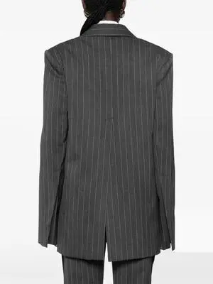 Sportmax Pinstripe-pattern Double-breasted Jacket