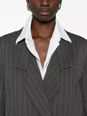 Sportmax Pinstripe-pattern Double-breasted Jacket