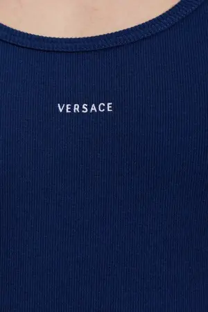 Versace Designer Logo Tank Top