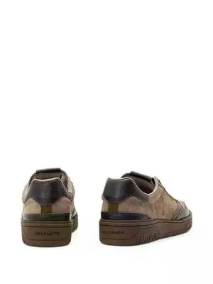 ALLSAINTS Regan Suede Leather-panelled Sneakers