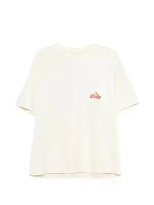 Rhude American Spirit Logo-print Pocket T-shirt - Neutrals