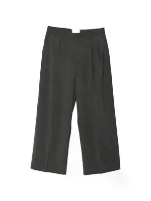 THESTROY Pleated Wide-leg Trousers - Grey