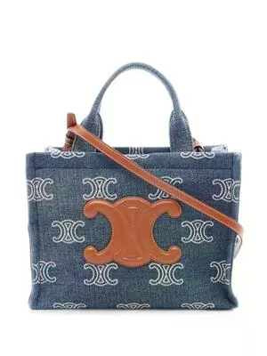 Celine 2000s Triomphe Thais Tote Bag