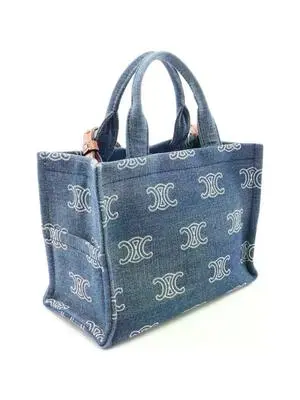 Celine 2000s Triomphe Thais Tote Bag