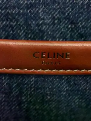 Celine 2000s Triomphe Thais Tote Bag