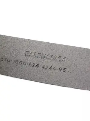 Balenciaga 2010s Bb Logo Buckle Belt